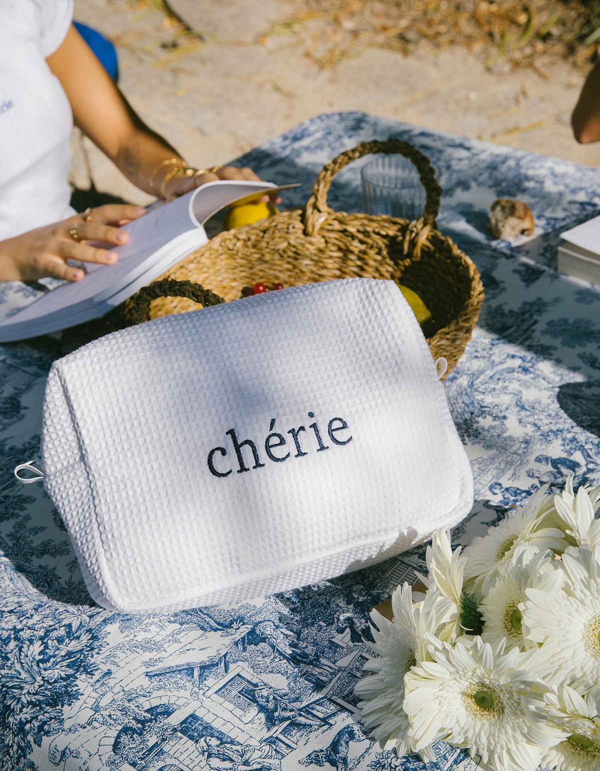 Chérie Pouch | Cotton Travel Pouch by Le Mot